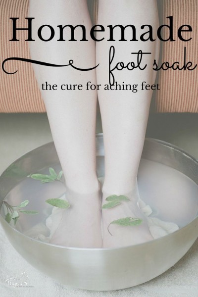Homemade Foot Soak - Life, Love and Thyme